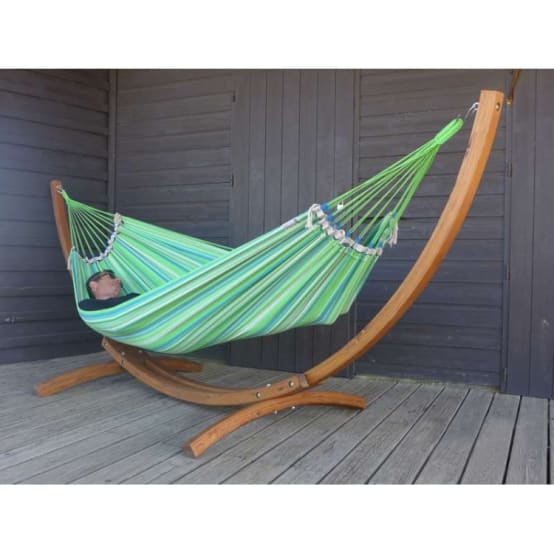 Hamac sur pied Latino Relax L Mojito - Tropical Hamac - Gamm vert