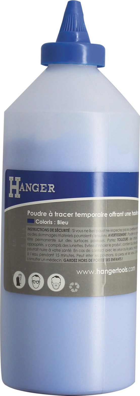 Poudre à tracer bleue 1kg - HANGER - 100075 - Gamm vert