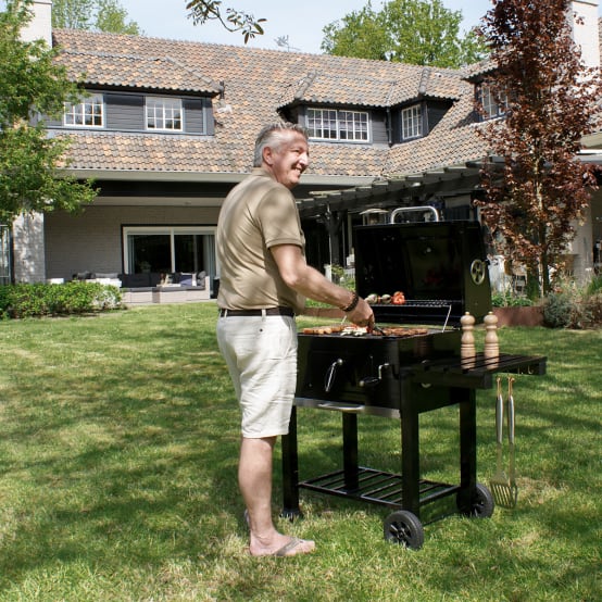 Barbecue à charbon Patton C2 - Charcoal Chef (24'') - Noir - Gamm vert