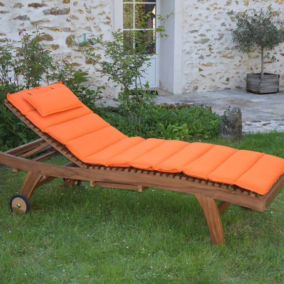 Matelas Orange pour bain de soleil - TECK'Attitude - Gamm vert