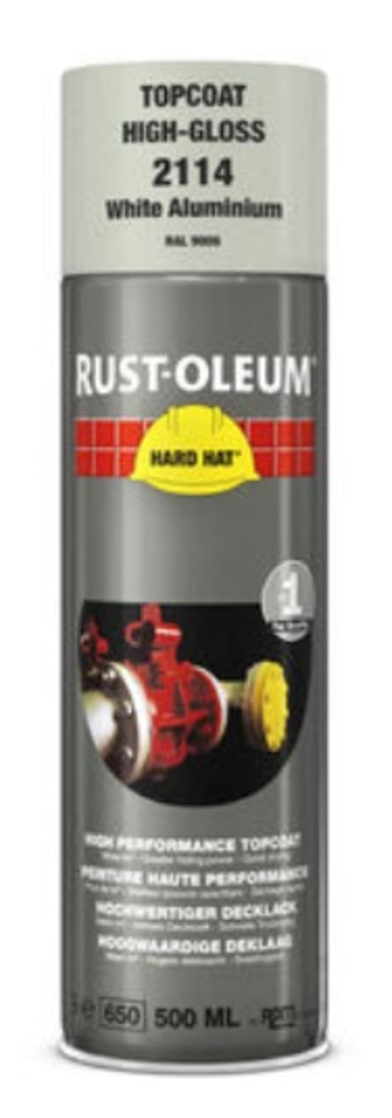 Couche de finition Hard Hat Ral-couleurs gris argent RAL 7001 500ml ...