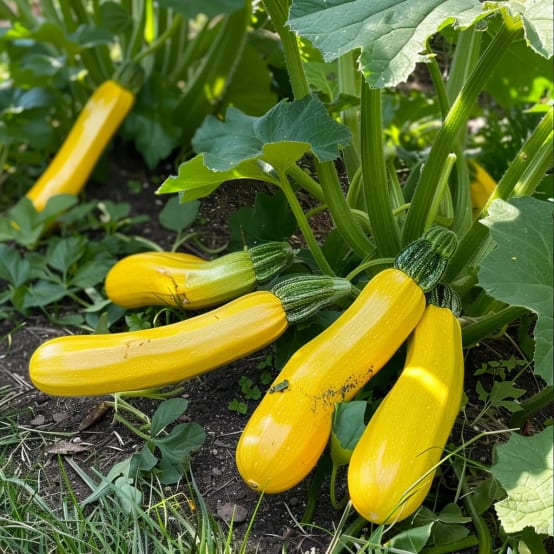 25 Graines de Courgette Goldena - SemiSauvage Permaculture - Gamm vert