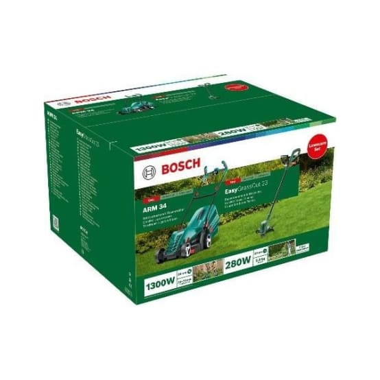 BOSCH Tondeuse a gazon électrique ARM 34-largeur de coupe 34 cm-1300W ...