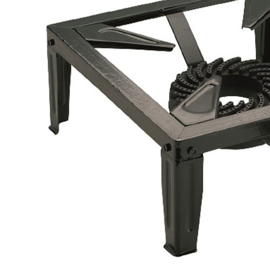 Réchaud gaz fonte 7.5KW Réchaud Paella Traiteur 4 pieds KEMPER - Gamm vert