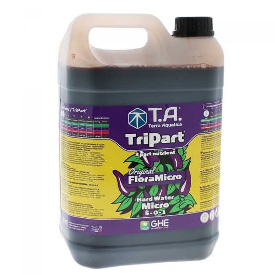 TRIPART Micro eau dure 5 litres - Terra Aquatica - Gamm vert