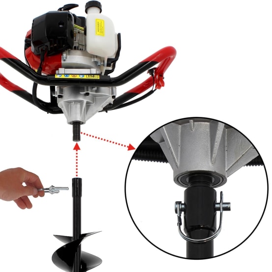 Tarière thermique SEMI-PROFESSIONNELLE 62 cm3 (sans mèche) - SURICUT - Gamm vert