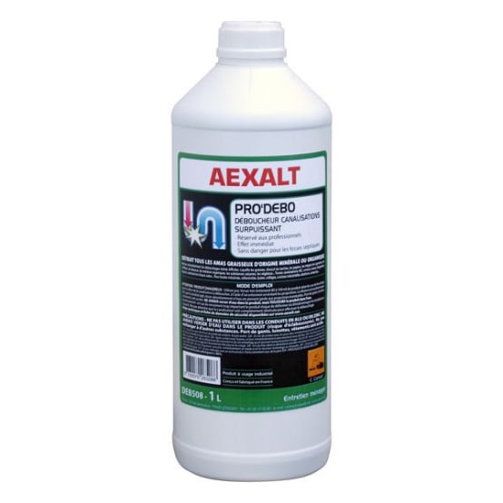Déboucheur canalisations surpuissant (1 litre) | DEB508 - Aexalt Pluho ...