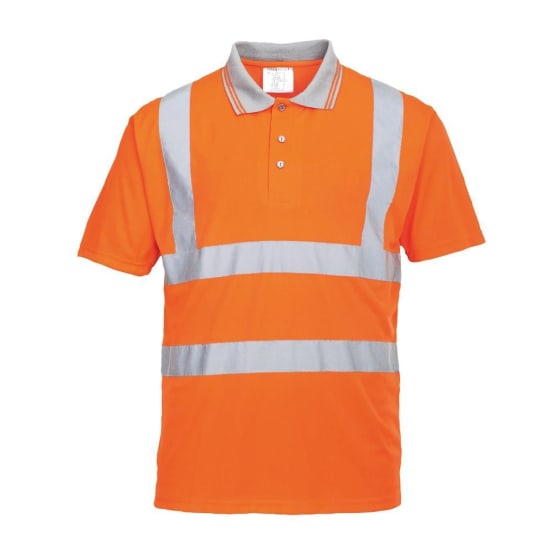 Polo Haute visibilité GO/RT Portwest Orange XXL - Gamm vert
