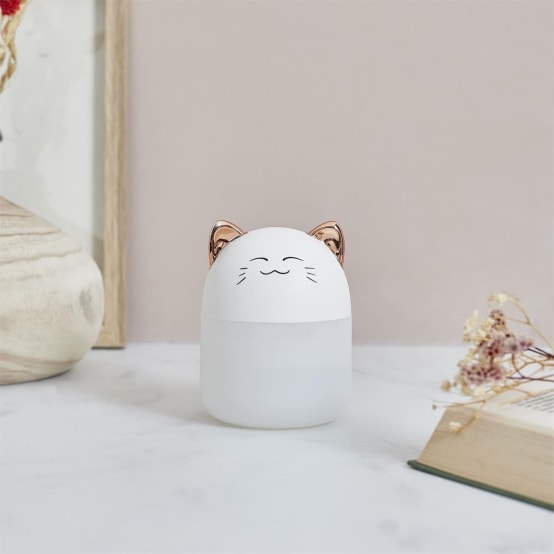 Diffuseur de parfum d'ambiance led en forme de chat kawaii (200 ml ...