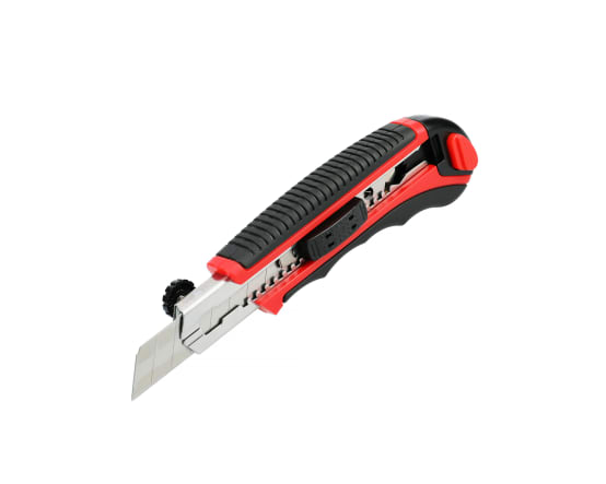 Cutter bi-matière avec molette de blocage 18 mm 6 lames - HANGER ...