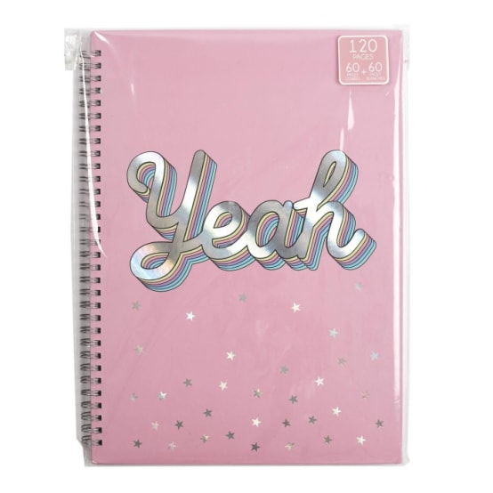 Cahier à Spirale A4 "Pop" 21x29cm Rose - Gamm vert