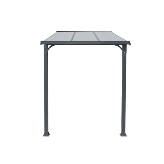 Auvent porte d'entrée HOME DELUXE CUBIS M - 222 x 150 cm anthracite ...