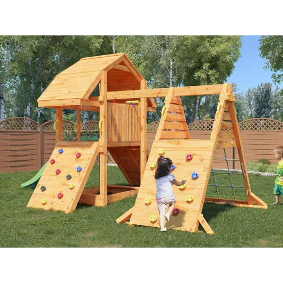 Aire de Jeu Multifonctionnelle FUNGOO BUFFALO SPIDER avec Filet d ...