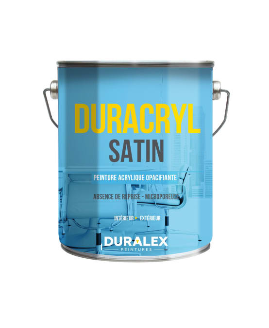 Peinture acrylique Duracryl Satin DX 61 blanc impérial 15L – DURALEX ...