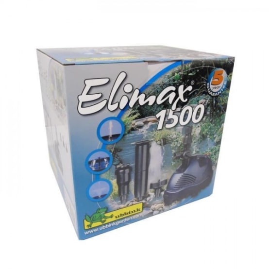Pompe de bassin UBBINK Elimax 1500 - Débit 1500l/h - Gamm vert