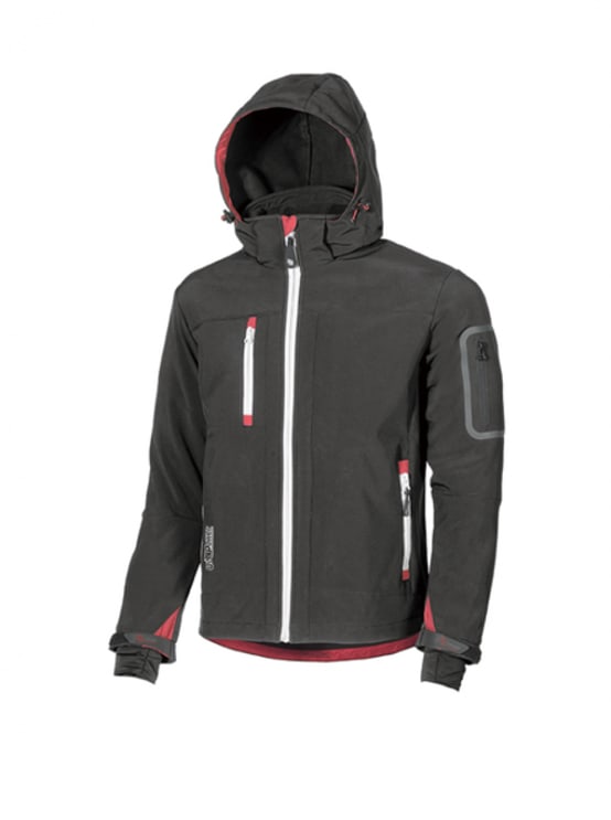 Veste Soft Shell Black Carbon METROPOLIS | DW024BC - U-Power - Gamm vert