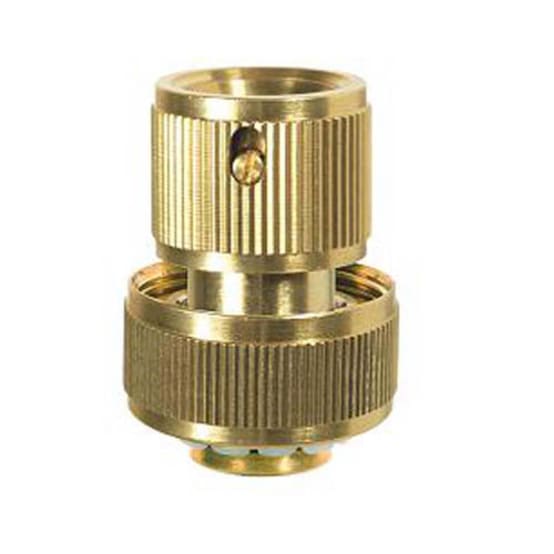 Raccord rapide laiton Aquastop 15 mm - Gamm vert