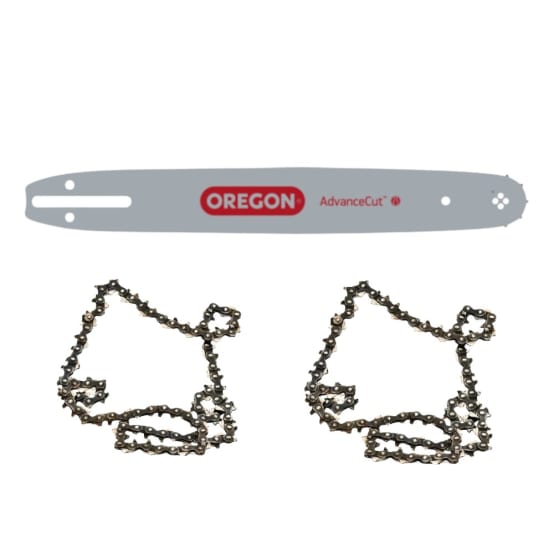 Kit guide chaîne Oregon 556286 Combo Guide 158SFHD009 + 2 chaînes ...