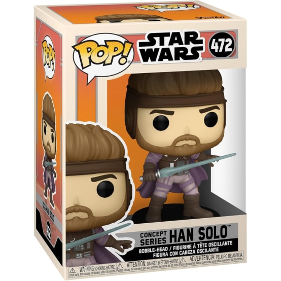 Funko - POP! Star-Wars Concept Series Han Solo 472 - Gamm vert