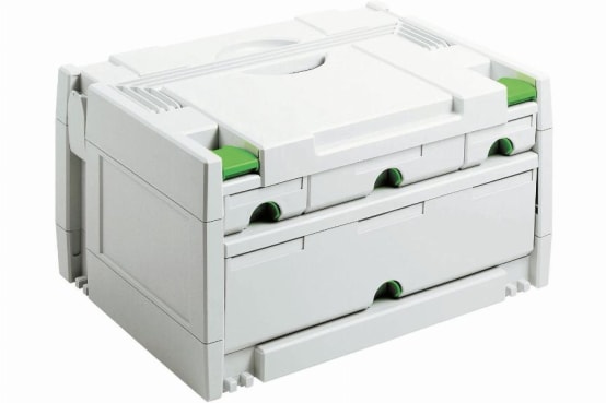 Systainer SYS 3-SORT/4 FESTOOL - 4 tiroirs - 491522 - Gamm vert