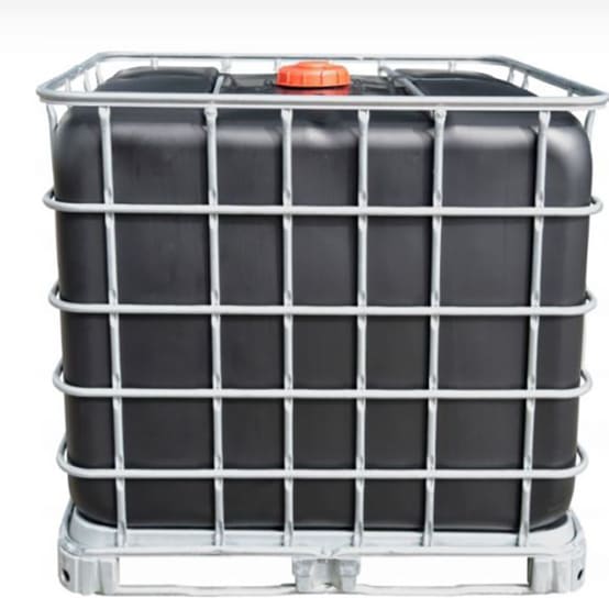 Cuve de stockage 1000l ibc neuve grillage opaque noire - Gamm vert