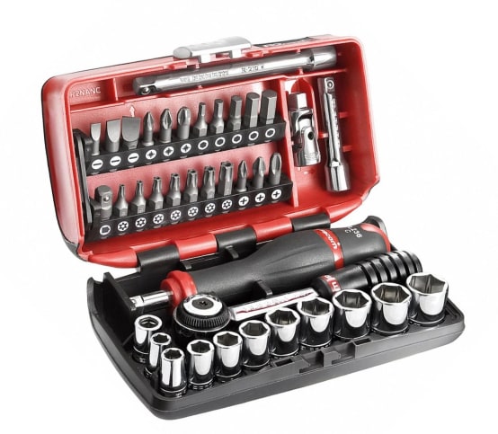 Coffret FACOM douilles de serrage et vissage - 1/4' - R2NANOPB - Gamm vert