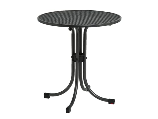 Table bistro ronde en acier gris Alexander Rose - Gamm vert