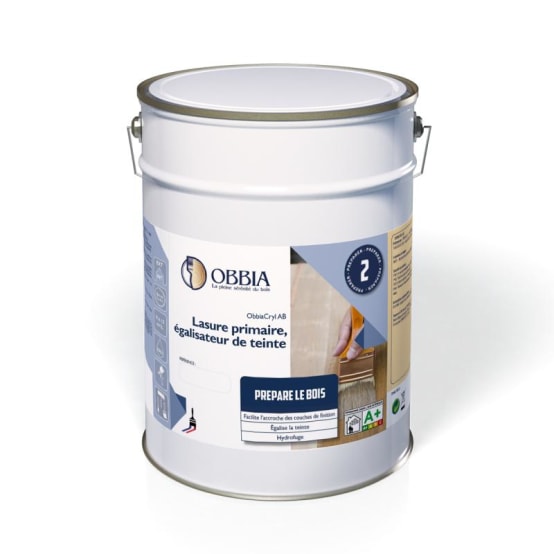 Lasure Primaire, Égalisateur De Teinte Obbiacryl AB - Incolore - bidon ...