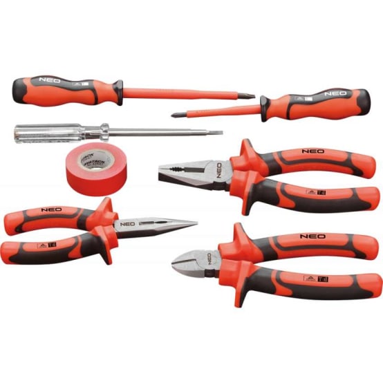 Coffret de 7 outils isolés 1000 V NEO TOOLS 01-305 Neo tools - Gamm vert