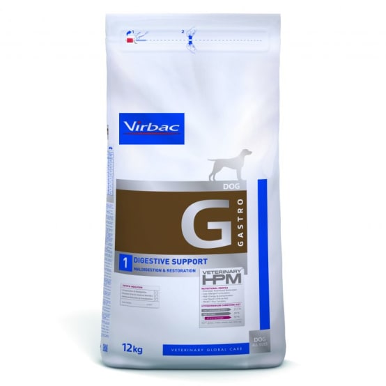 CROQUETTES CHIEN VETERINARY HPM G1 DIGESTIVE SUPPORT - VIRBAC 1,5 kg ...