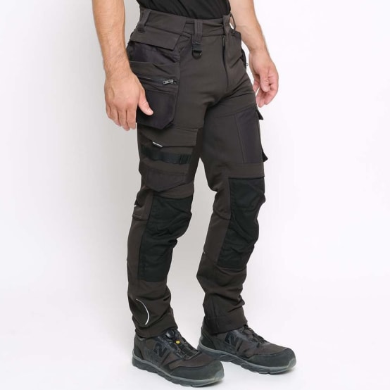 Taille 42 - SAROCK - PANTALON DE TRAVAIL - 1311 Anthracite - Gamm vert