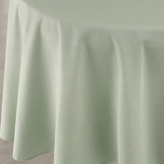 Nappe déperlante anti-taches - Effet lin pour table ronde - HOME MAISON ...
