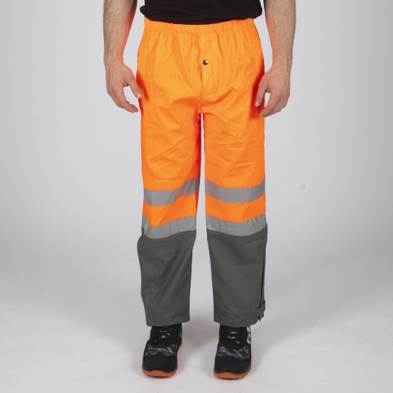 Taille L - GRIFFIS - PANTALON HV DE TRAVAIL - 9251 Orange fluo - Gamm vert