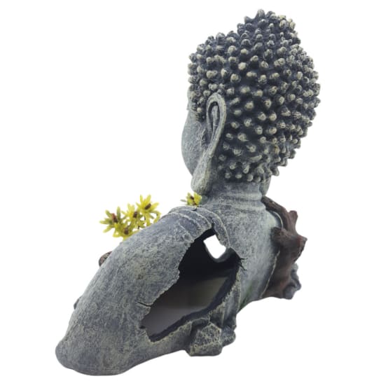 Statue bouddha 18 cm, hauteur 19 cm, décoration aquarium - Gamm vert