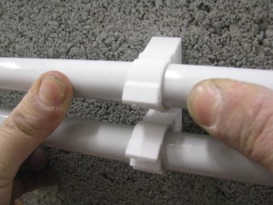 Fixation de tube multicouche ING FIXATION Tub-ring double Ø 26 mm - Boîte de 40 pièces - A315240 ...