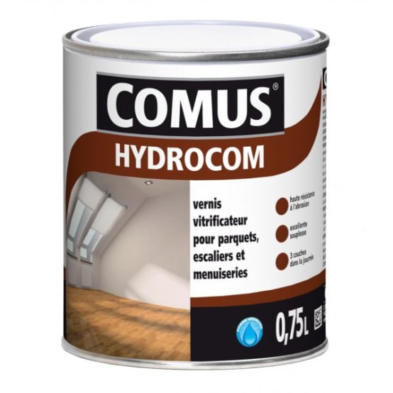 Vitrificateur Hydrocom COMUS - Mat Soie incolore 1680 - 0.75 L - 13052 ...