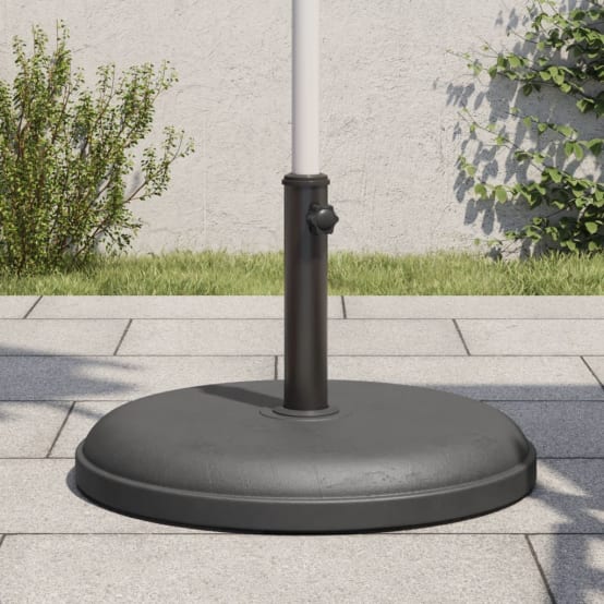 Base de parasol - accessoire parasol pour mâts Ø32/35/38 mm 25 kg rond ...