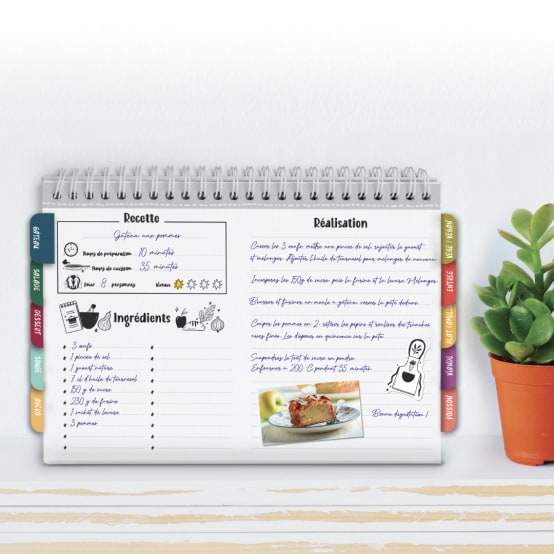 Kit carnet de recettes de famille - - Gamm vert