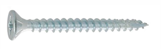 Vis à bois agglomérés tête fraisée à pointe cutting 4X25 boîte de 500 ...