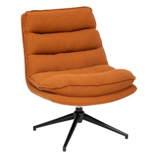 Fauteuil bas pivotant Harper ambre Atmosphera - Gamm vert