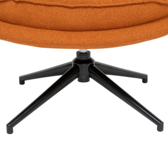 Fauteuil bas pivotant Harper ambre Atmosphera - Gamm vert