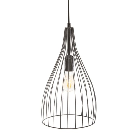 Suspension Filaire Métal Noir Rita Atmosphera Gamm Vert