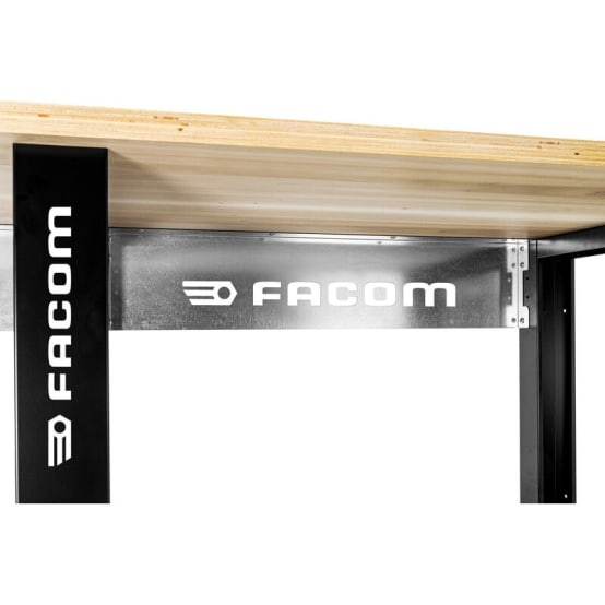 Etabli d'atelier Plateau bois - 2 m - FACOM - WB2.2000WPF - Gamm vert