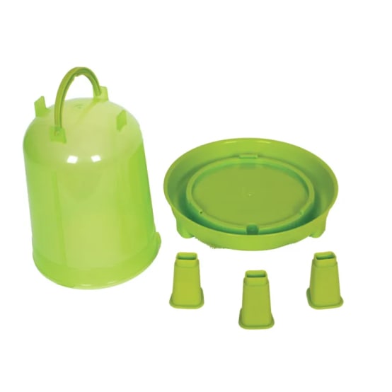 Abreuvoir gradué sur pieds vert 3L, 5L, 8L, 10L - Gamm vert