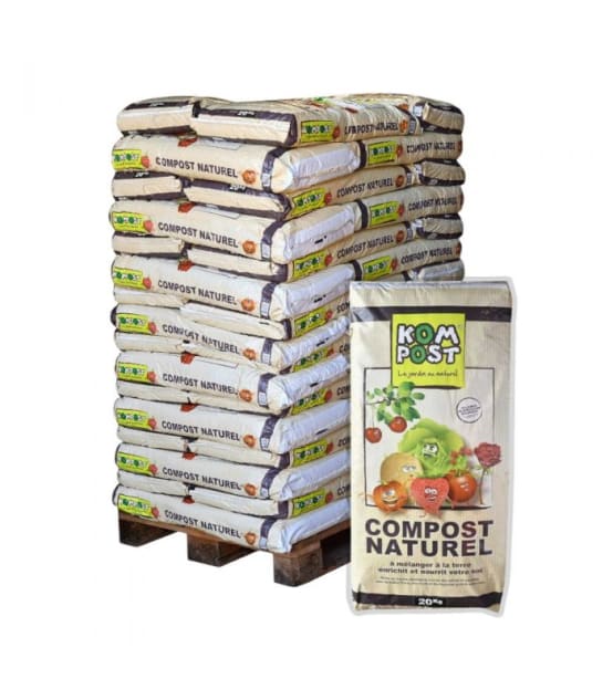 Compost organique vert, 24 sacs 20 kg - KOM01-24x20 - Gamm vert