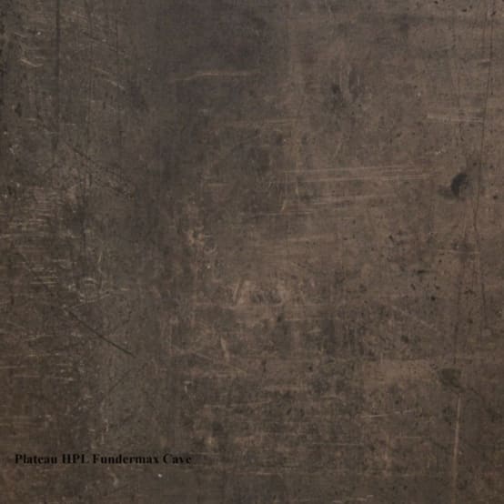 Table de jardin rectangulaire Agra plateau à lames Fundermax® graphite ...