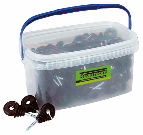 90 Isolateurs annulaires noirs - Gamm vert