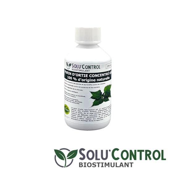 Purin d’Ortie Naturel Solu’Control UAB – 250 ml – Produit Végétal – Stimule la Croissance et ...