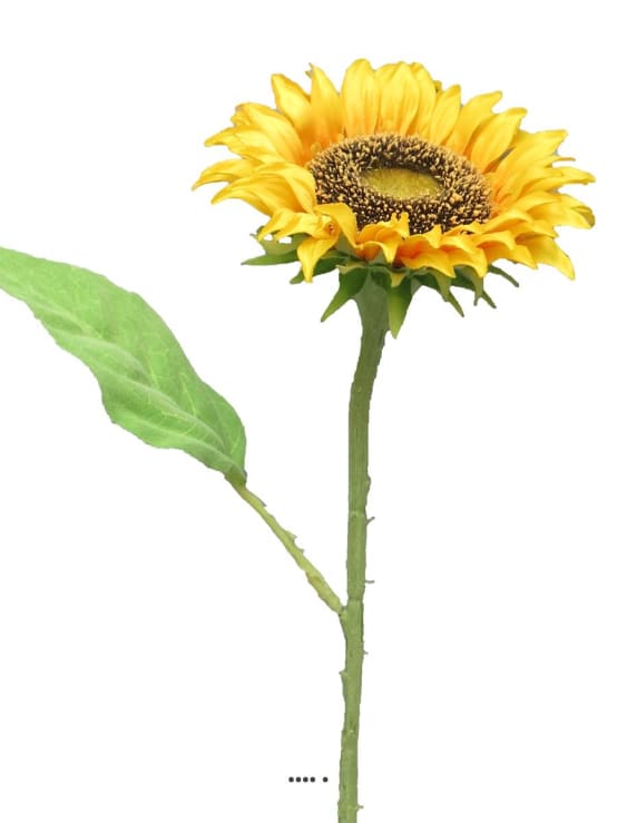 Tournesol artificiel en branche, H 42 cm - BEST - Gamm vert