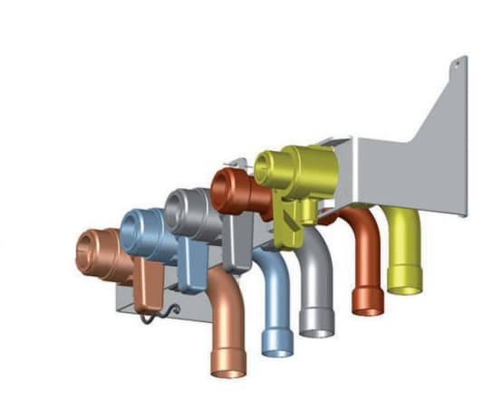 Plaque de raccordement THEMA classic premiére installation - SAUNIER ...